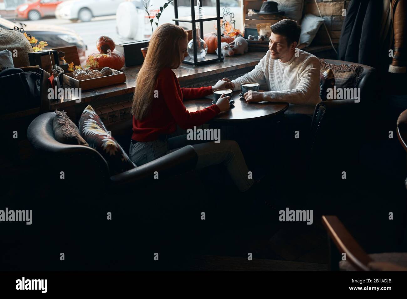 Woman Adore Two Man High Resolution Stock Photography and Images - Alamy