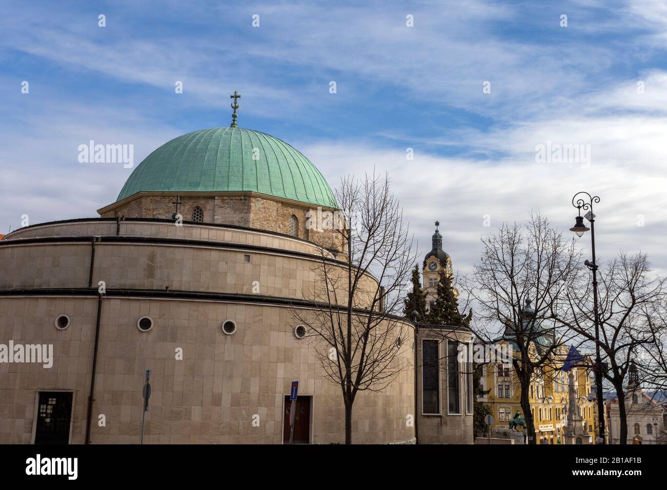 The mosque of pasha Qasim the Victorious in Pecs, Hungary Stock Photo ...