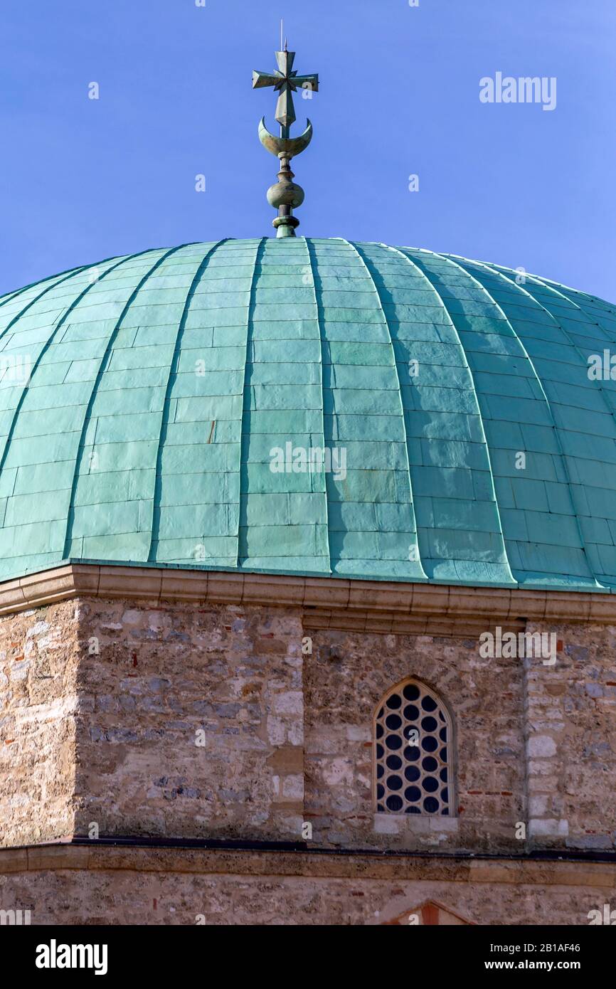 The mosque of pasha Qasim the Victorious in Pecs, Hungary Stock Photo ...