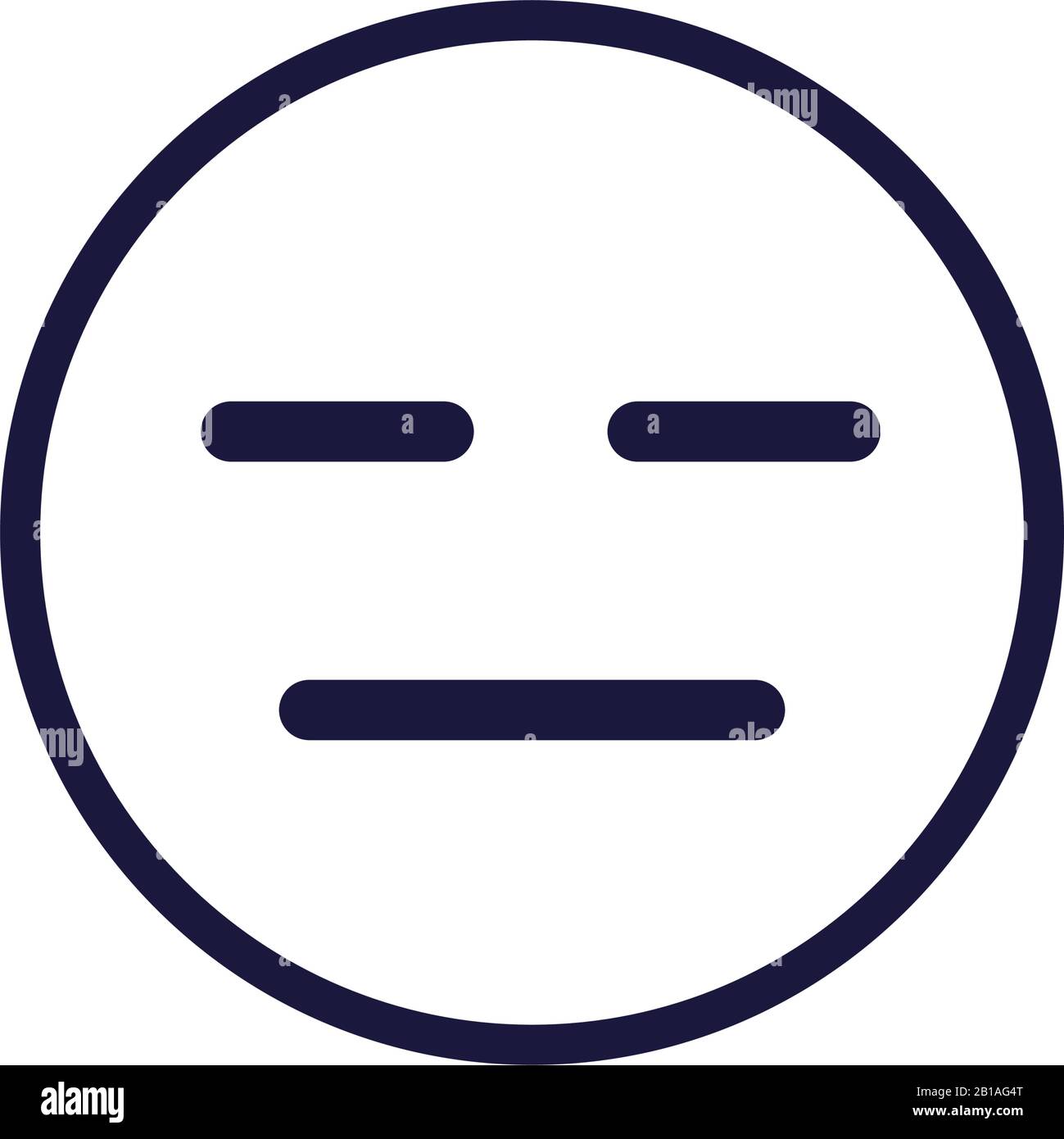 Expressionless illustration Stock Vector Images - Alamy