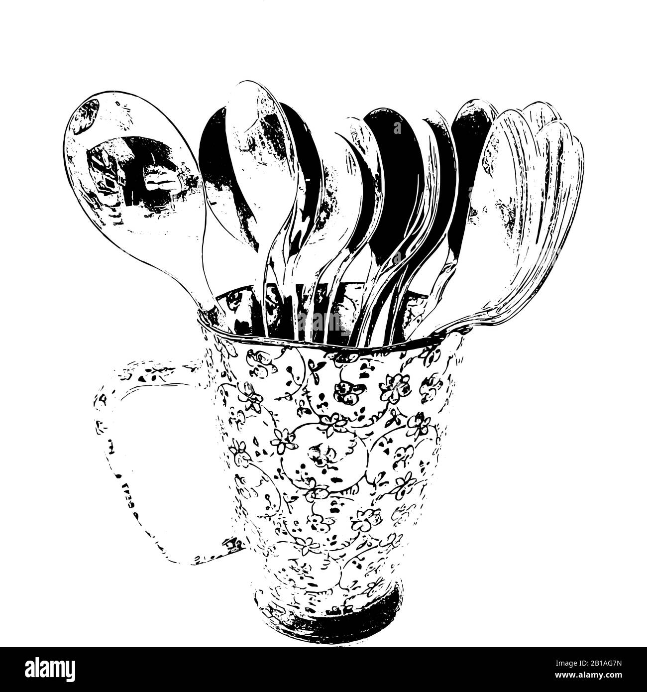 Cartoon kitchen utensil hi-res stock photography and images - Alamy