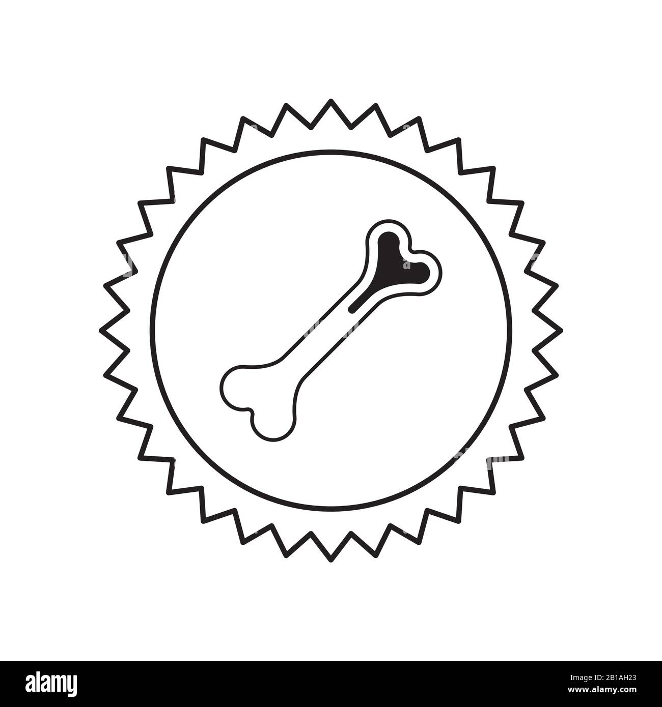 Isolated bone icon vector design Stock Vector Image & Art - Alamy