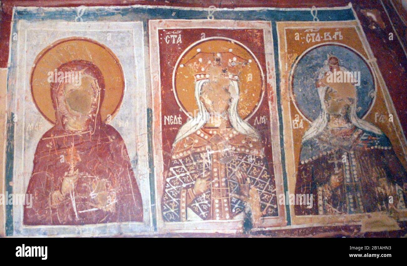 Freski od Sv. Atanasij Kališki (10 Stock Photo - Alamy