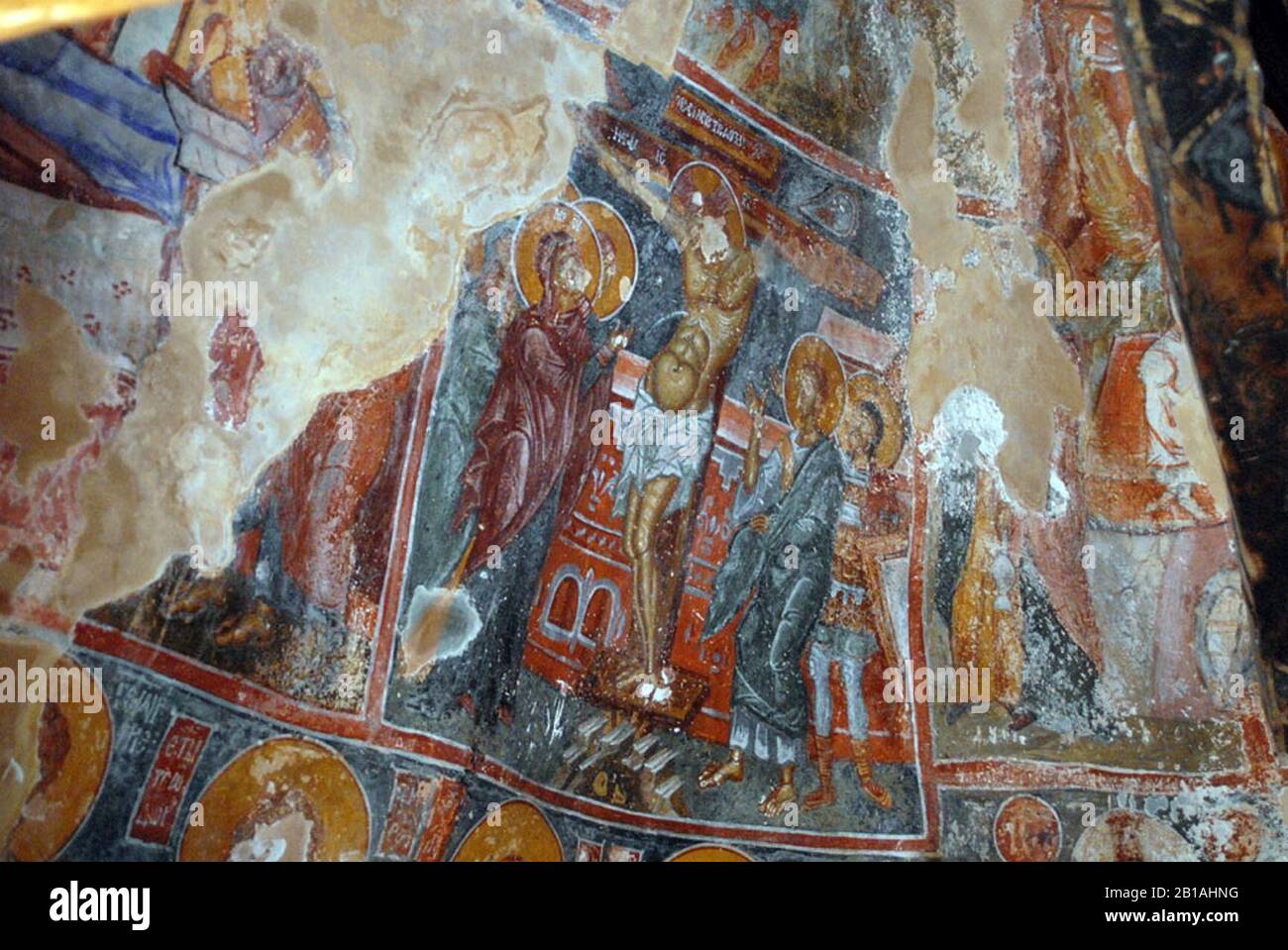 Freski od Sv. Atanasij Kališki (5 Stock Photo - Alamy