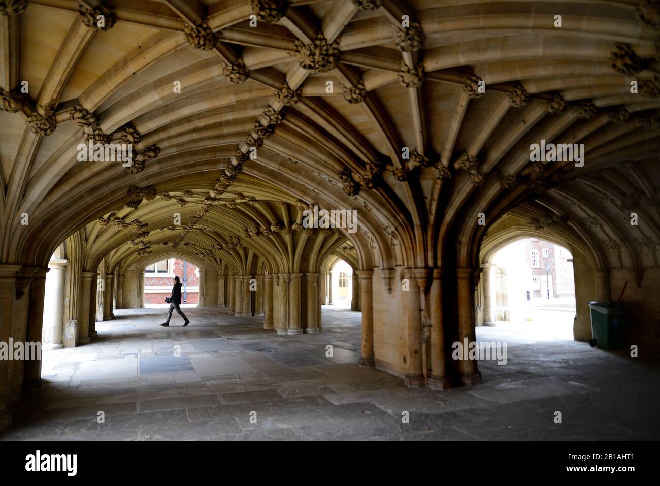 London, England, UK. Lincoln's Inn Chapel (1623) undercroft Stock Photo ...