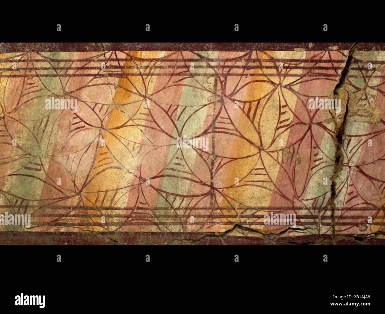 Fresque romaine à Arles, abstrait Stock Photo - Alamy