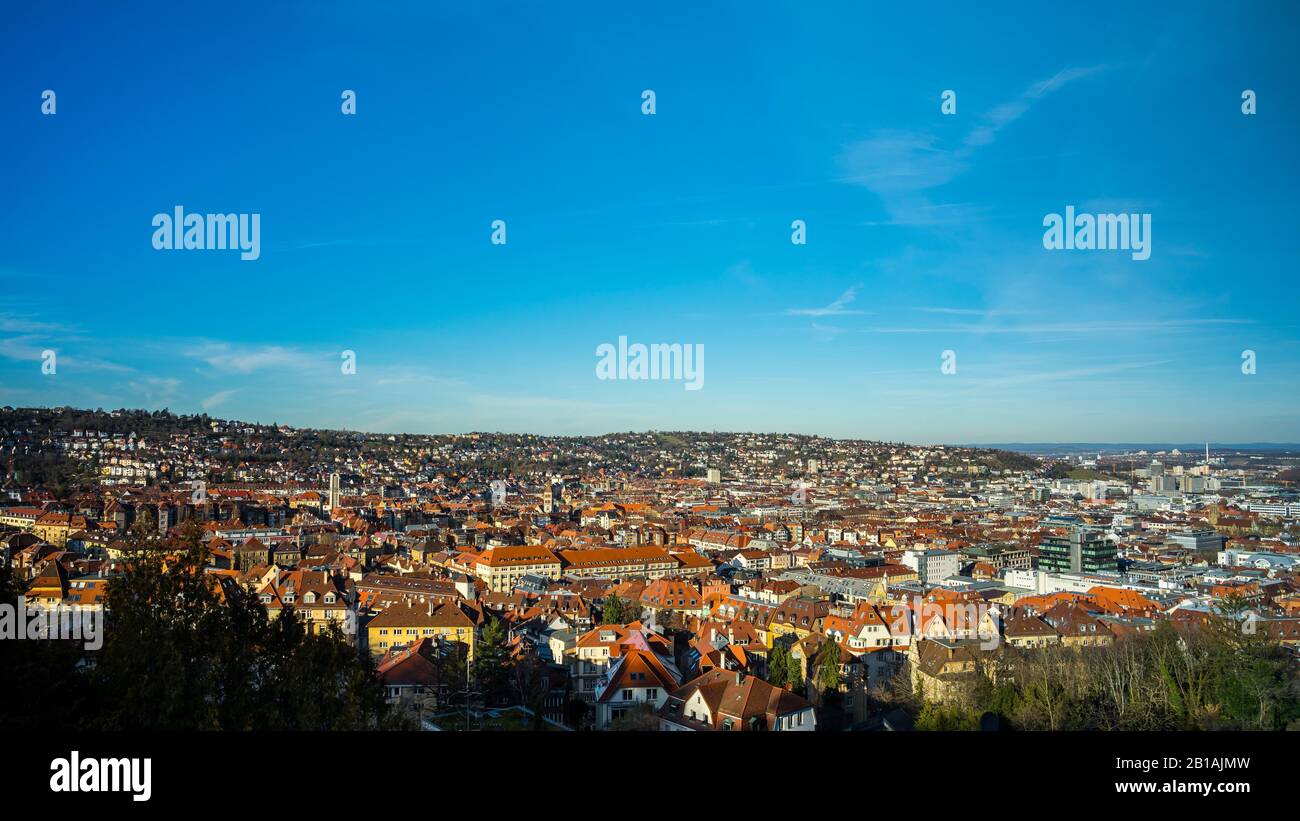 Stuttgart aerial view hi-res stock photography and images - Alamy