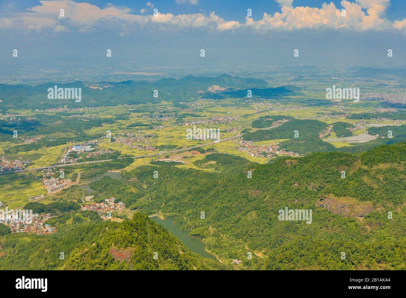 Zhejiang， CHINA-Jianglang mountain is located in shimen town of Quzhou ...