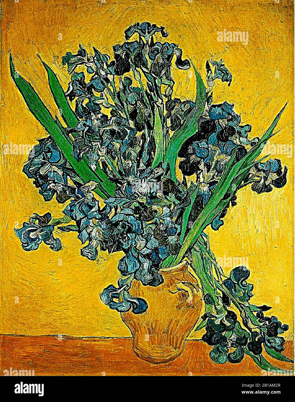 Irises 1890 painting by Vincent van Gogh - Very high resolution and quality image Stock Photo ...