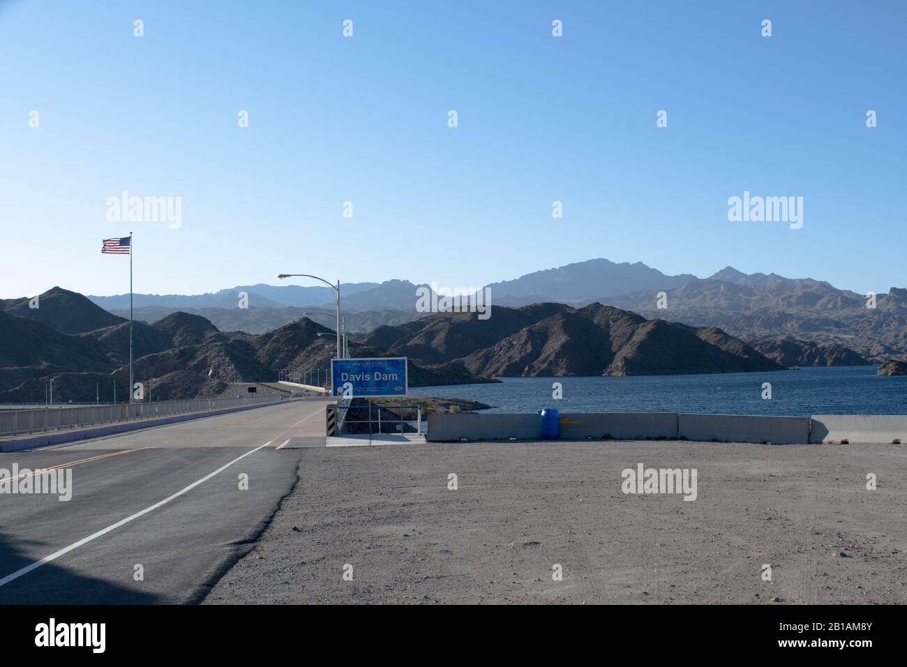 Davis Dam and Lake Mohave Stock Photo - Alamy