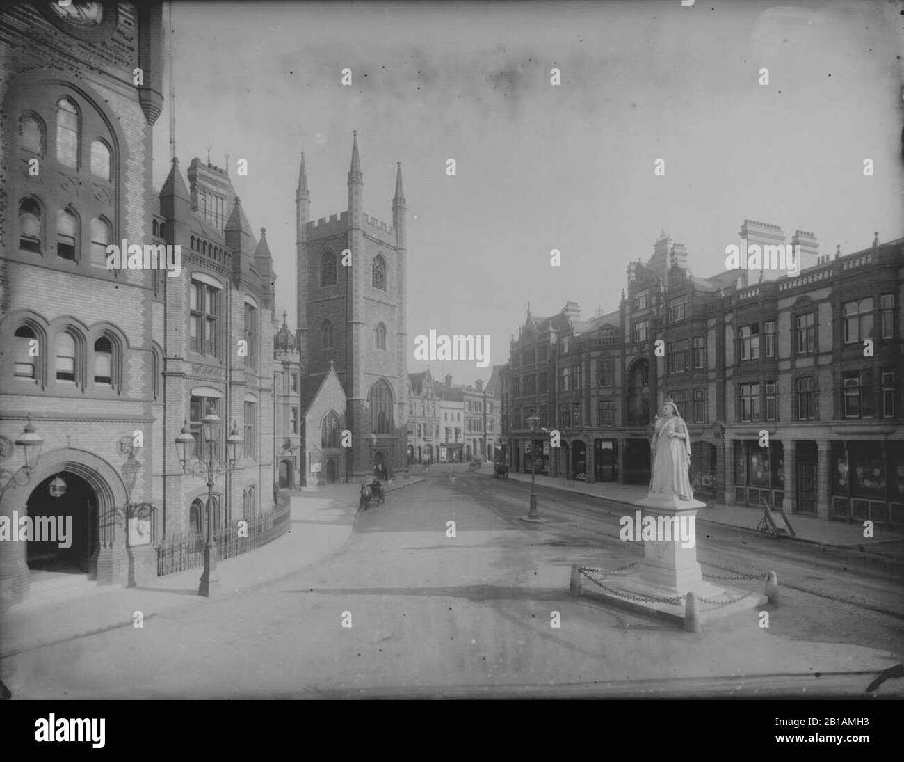 Friar Street, Reading, c. 1893 Stock Photo - Alamy