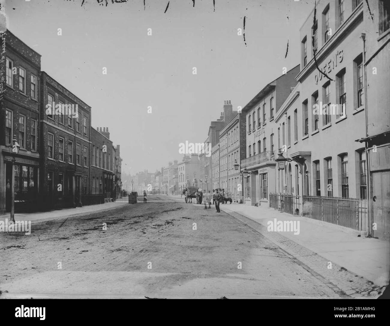 Friar Street, Reading, c. 1875 Stock Photo - Alamy