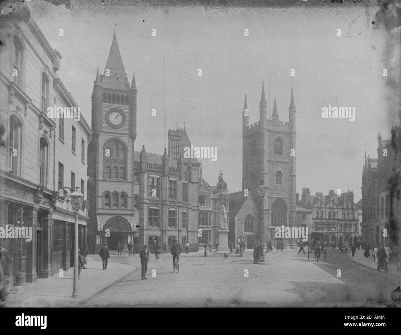 Friar Street, Reading, c. 1900 Stock Photo - Alamy