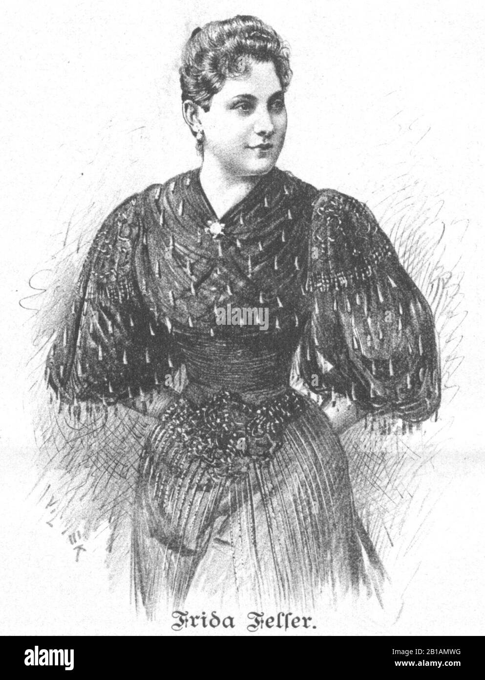 Frida Felser 1895 Vilimek Stock Photo - Alamy