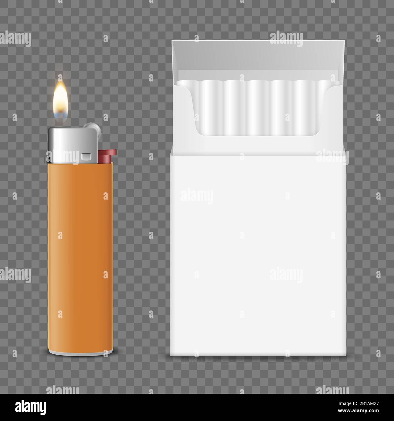 Vector 3d Realistic Closed Clear Blank Cigarette Pack Box with ... Vector 3d Realistic Closed Clear Blank Cigarette Pack Box with ...