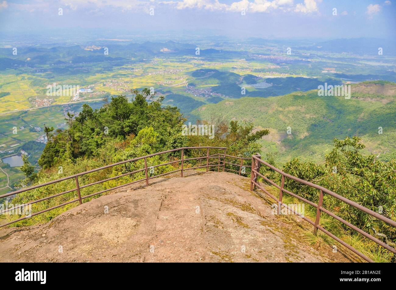 Zhejiang， CHINA-Jianglang mountain is located in shimen town of Quzhou ...