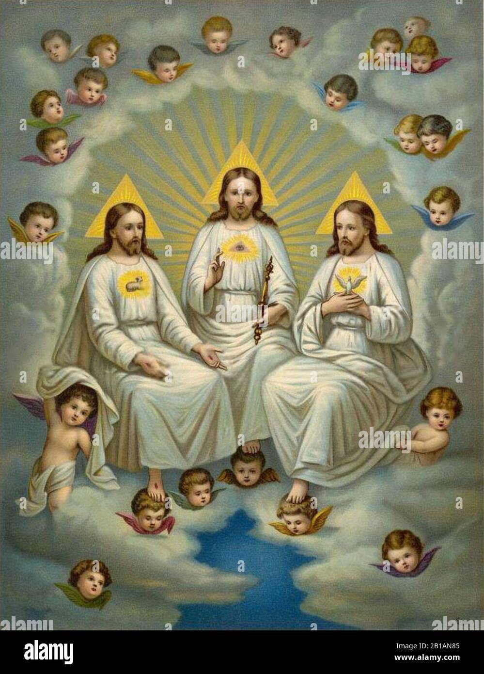 Fridolin Leiber - Holy Trinity Stock Photo - Alamy