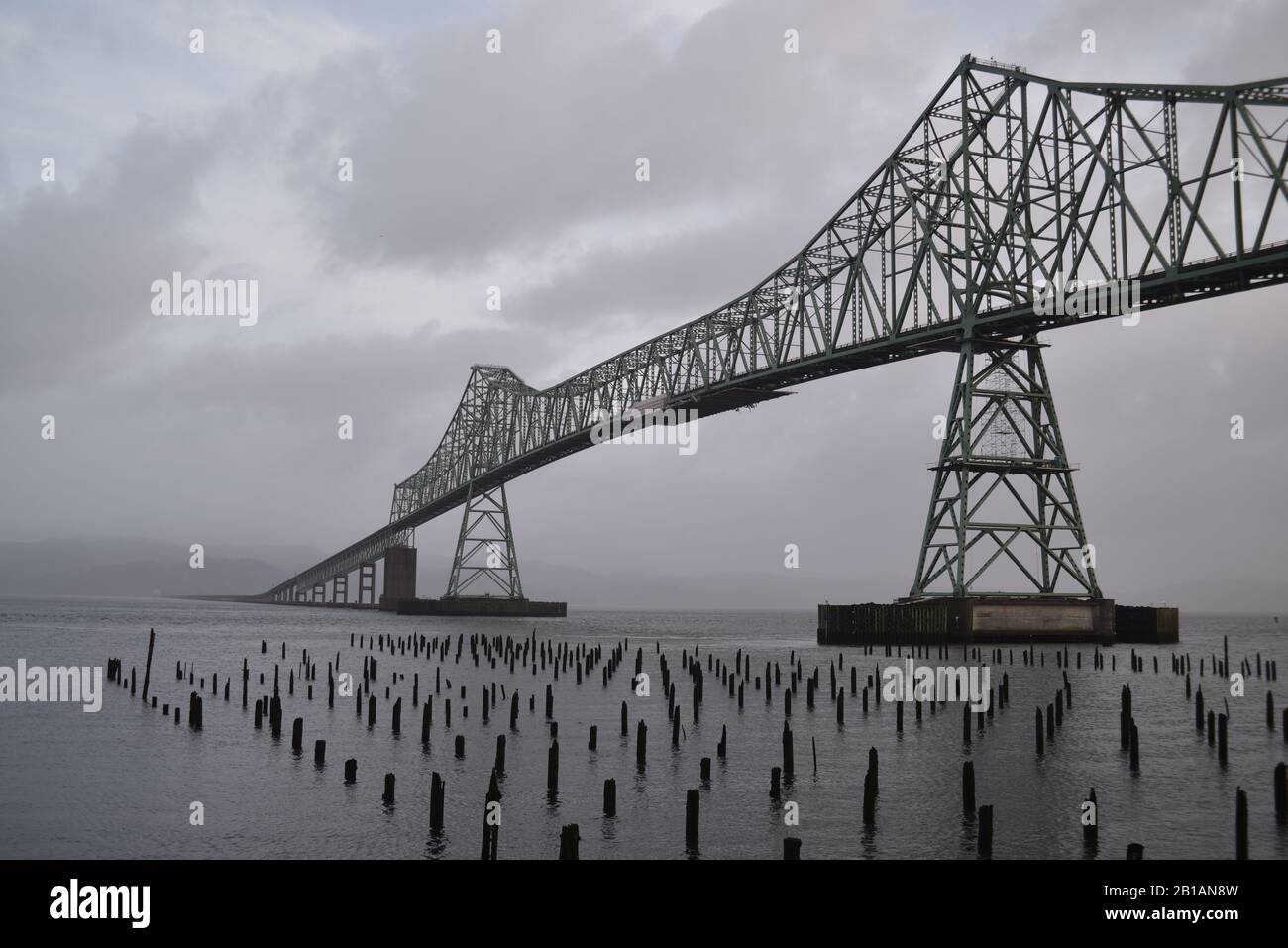 The Astoria–Megler Bridge is a steel cantilever through truss bridge in ...