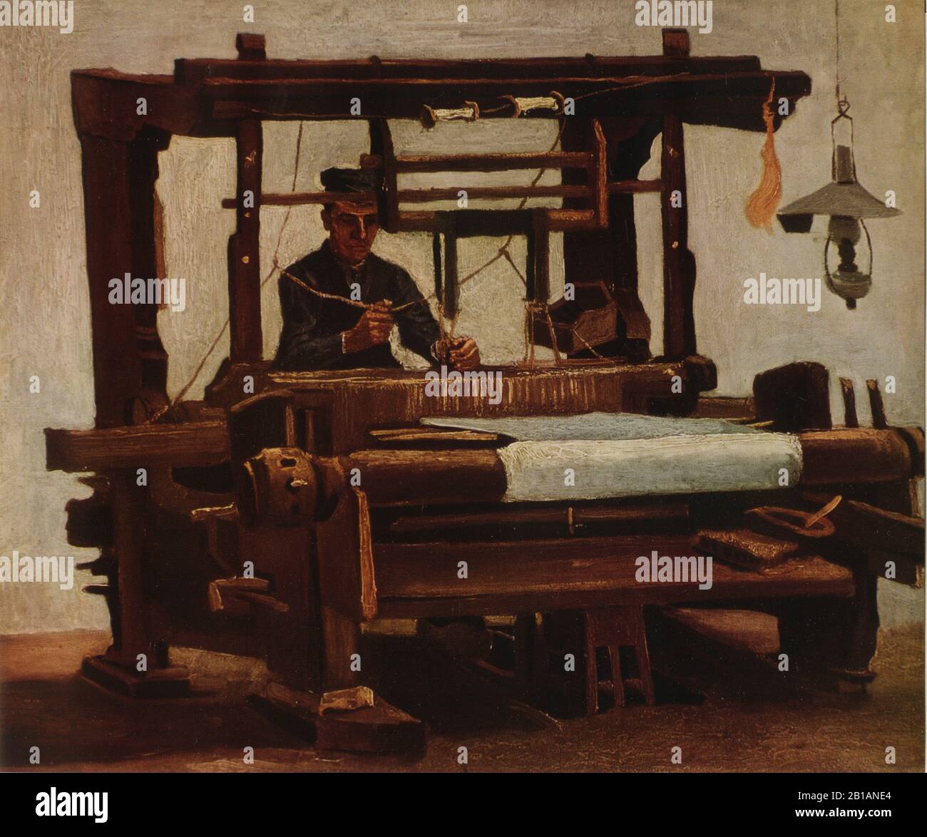 The Loom, 1884 - painting by Vincent van Gogh - Very high resolution ...