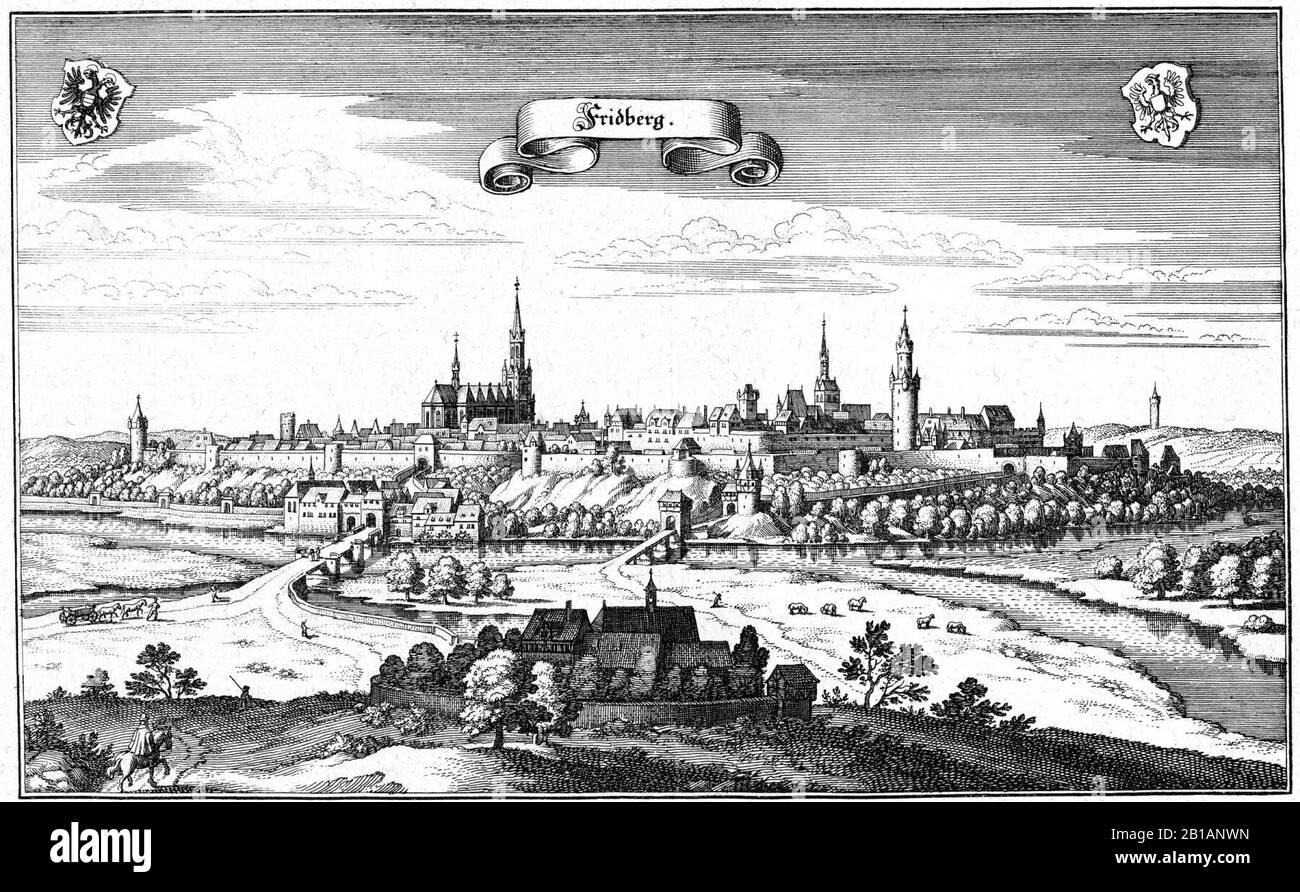 Friedberg De Merian Hassiae Stock Photo - Alamy