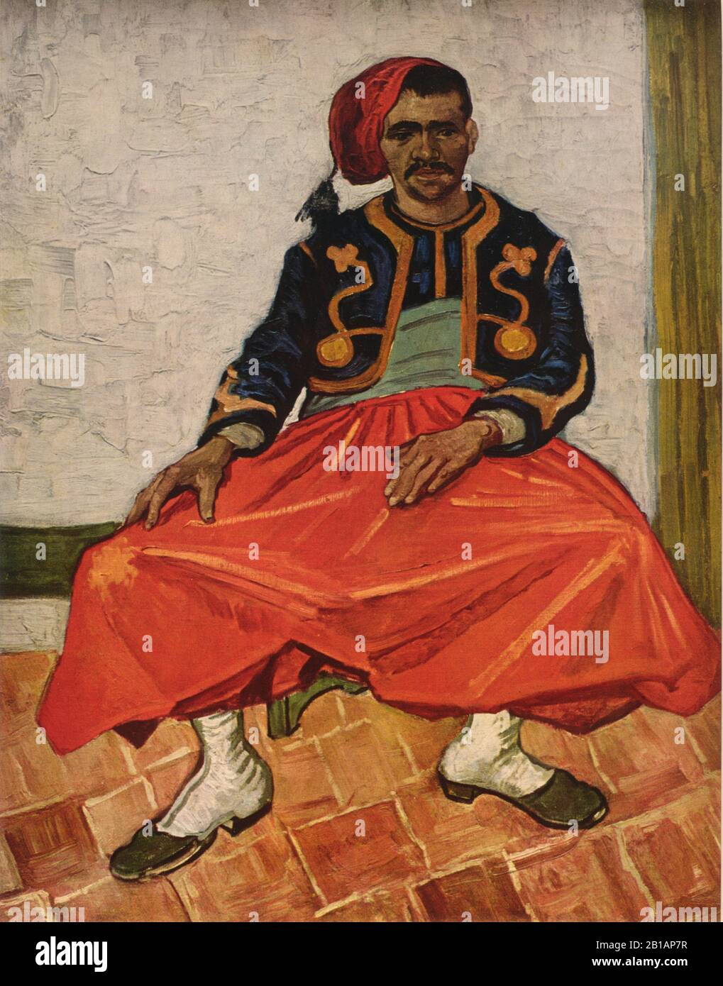 The Zouave, 1888 - painting by Vincent van Gogh - Very high resolution ...