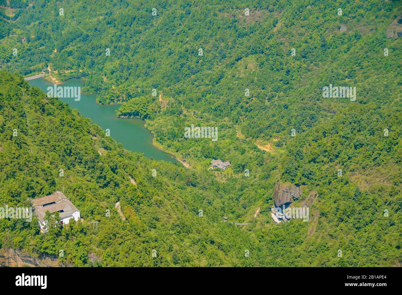 Zhejiang， CHINA-Jianglang mountain is located in shimen town of Quzhou ...
