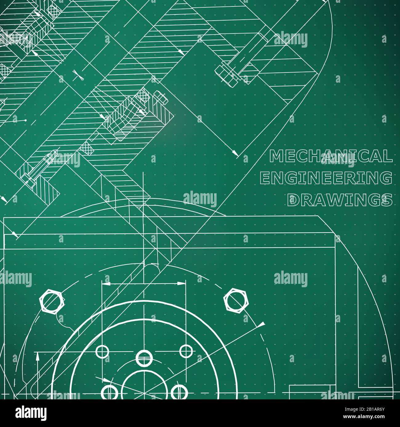 Mechanics. Technical design. Engineering style. Mechanical. Cover ...