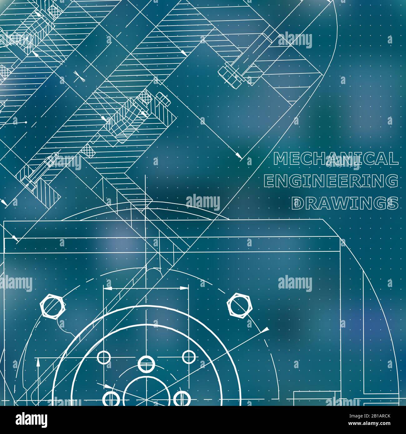 Mechanics. Technical design. Engineering style. Mechanical. Cover ...