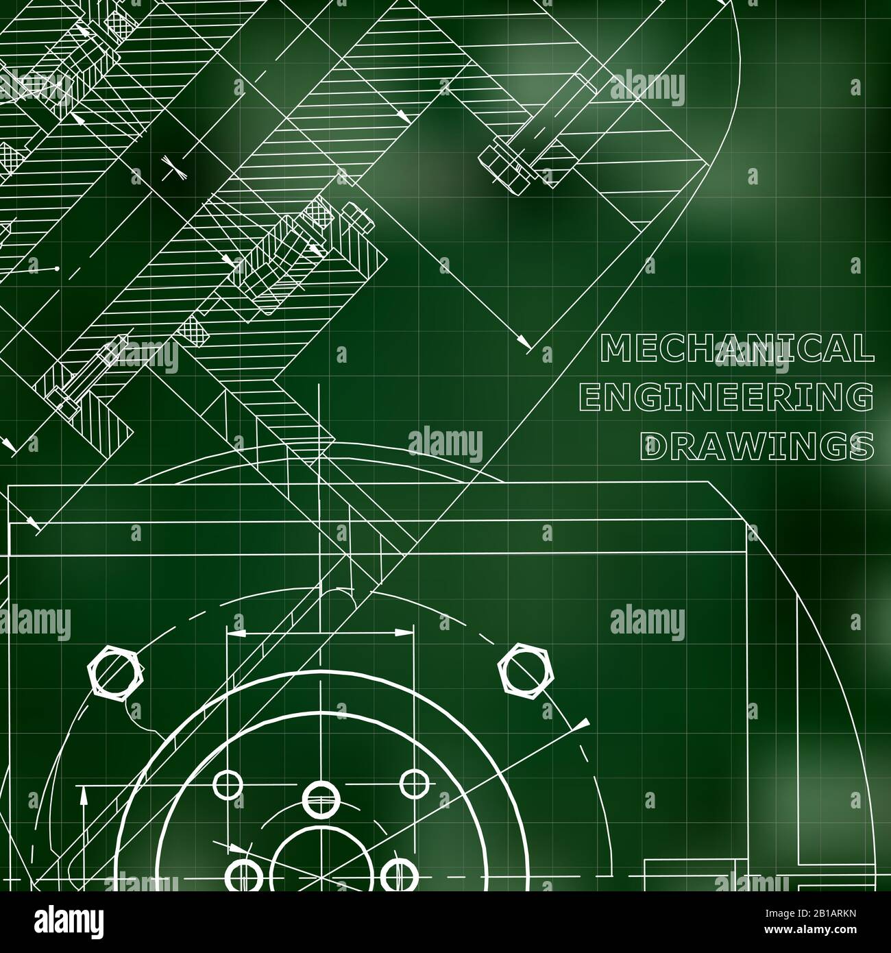 Mechanics. Technical design. Engineering style. Mechanical. Cover ...