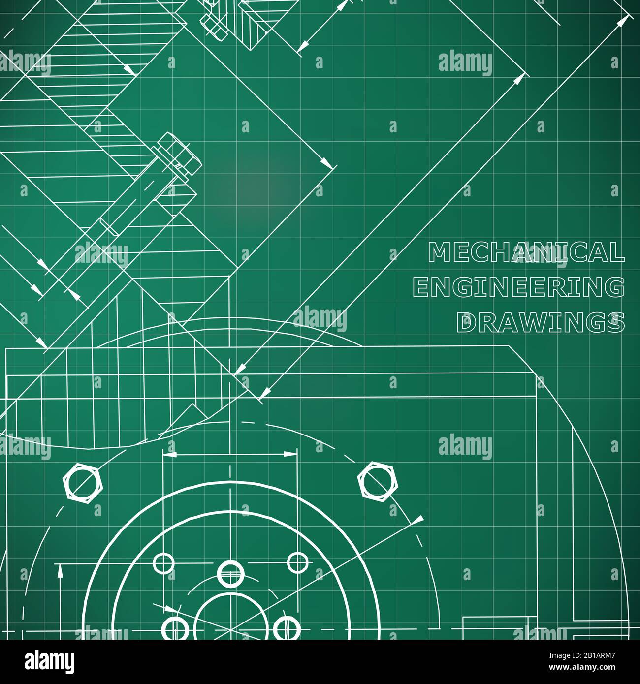 Mechanics. Technical design. Engineering. Mechanical Corporate Identity ...