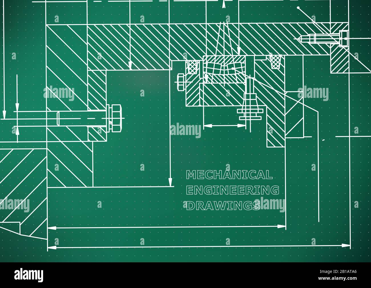 Mechanical engineering. Technical illustration. Backgrounds of ...
