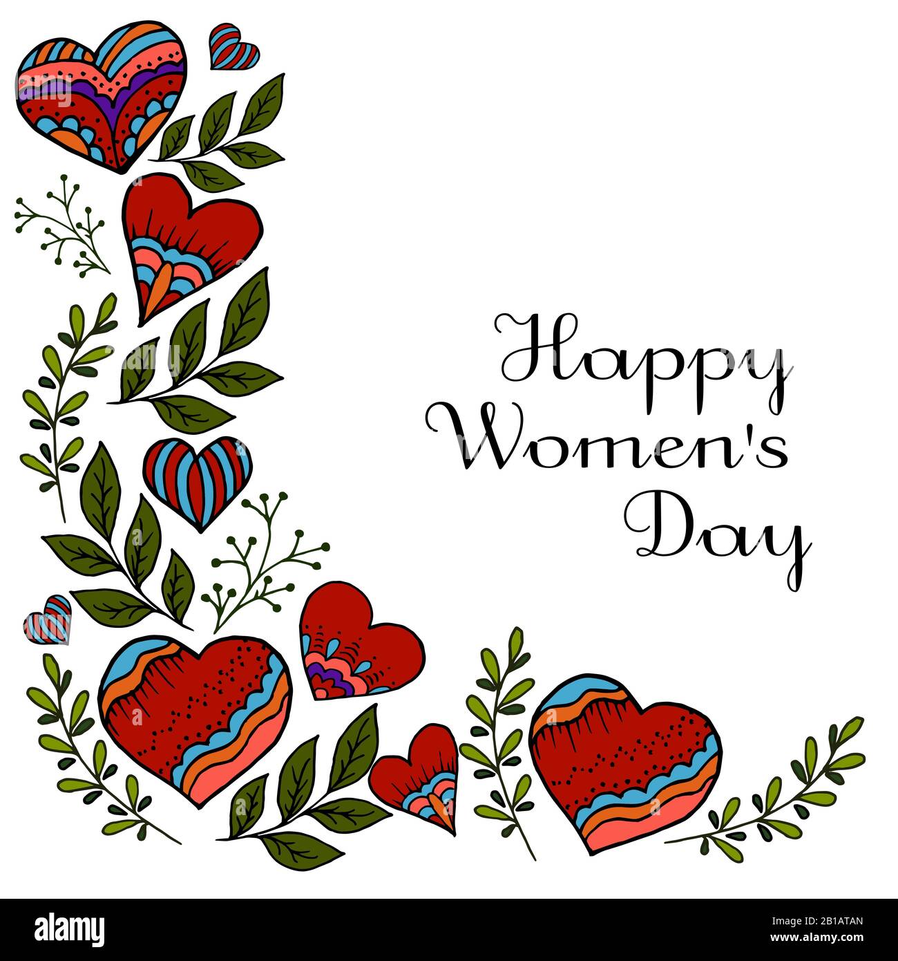Female flowering Stock Vector Images - Alamy