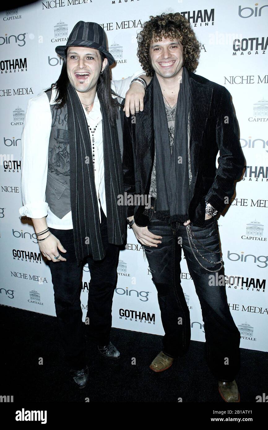 New York, NY, USA. 15 March, 2010. David Z, and, Paulie Z, of rock band ...