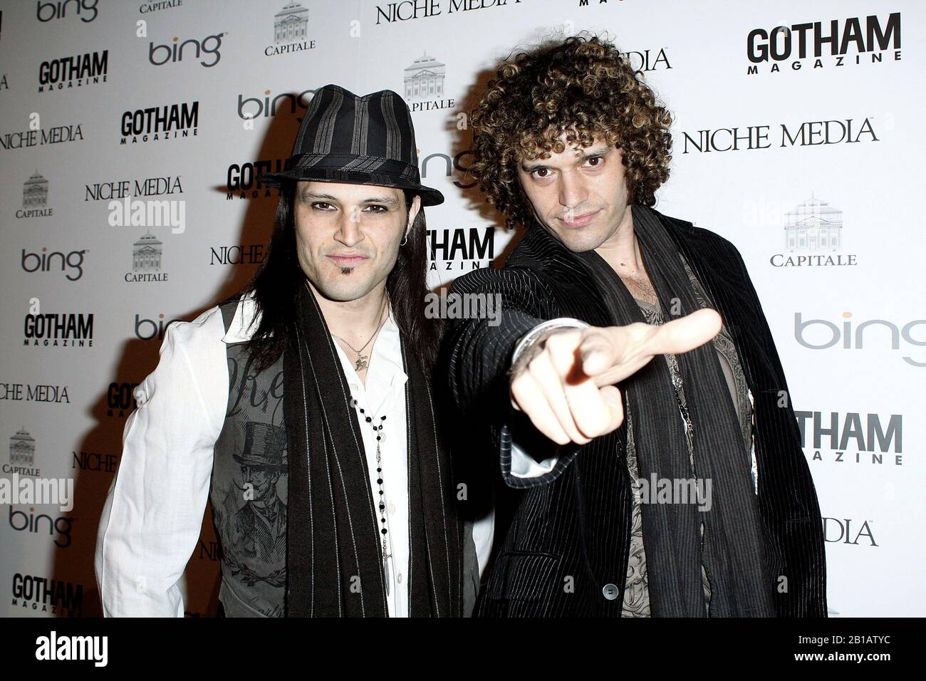 New York, NY, USA. 15 March, 2010. David Z, and, Paulie Z, of rock band ...