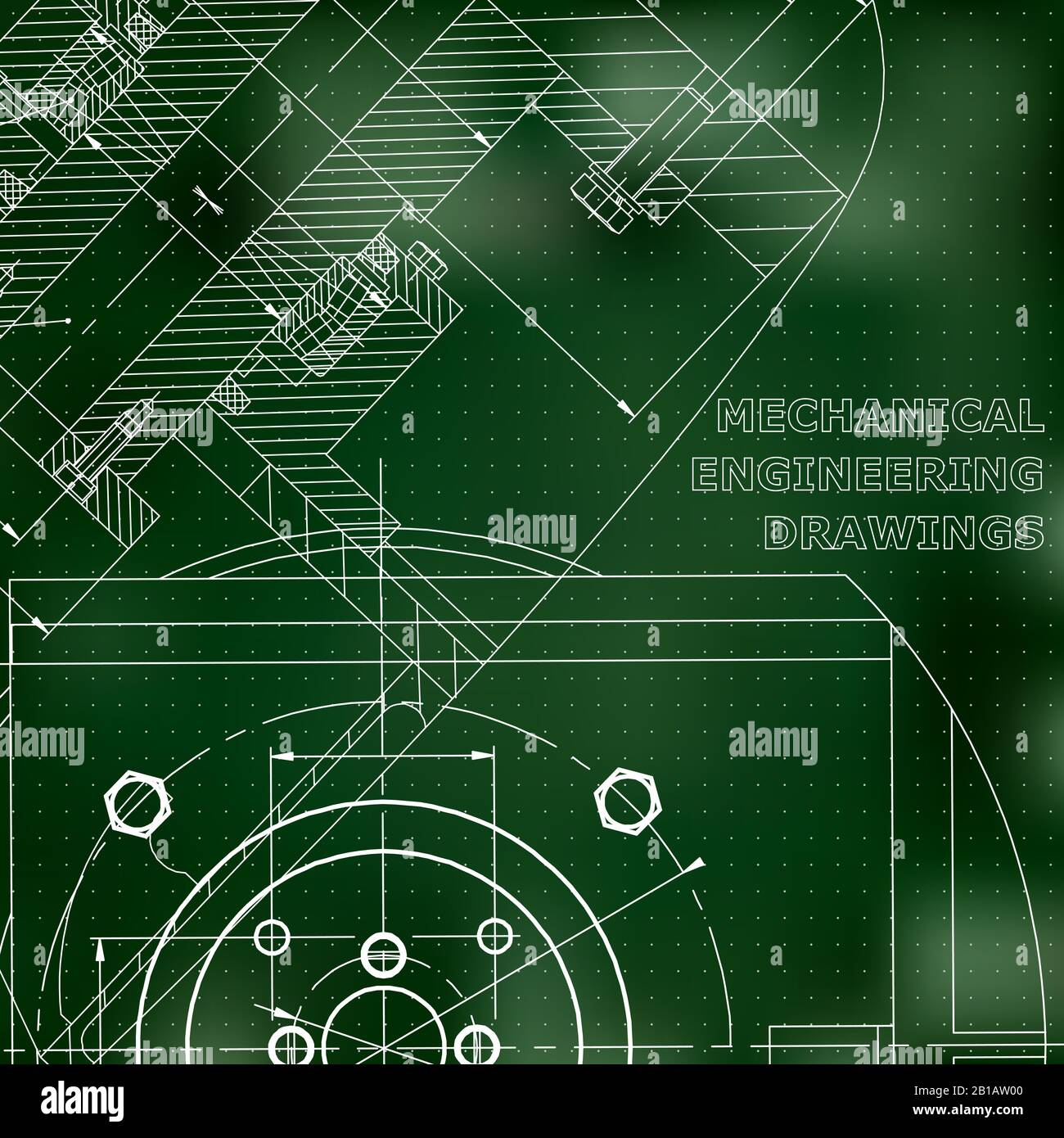 Mechanics. Technical design. Engineering style. Mechanical. Cover ...