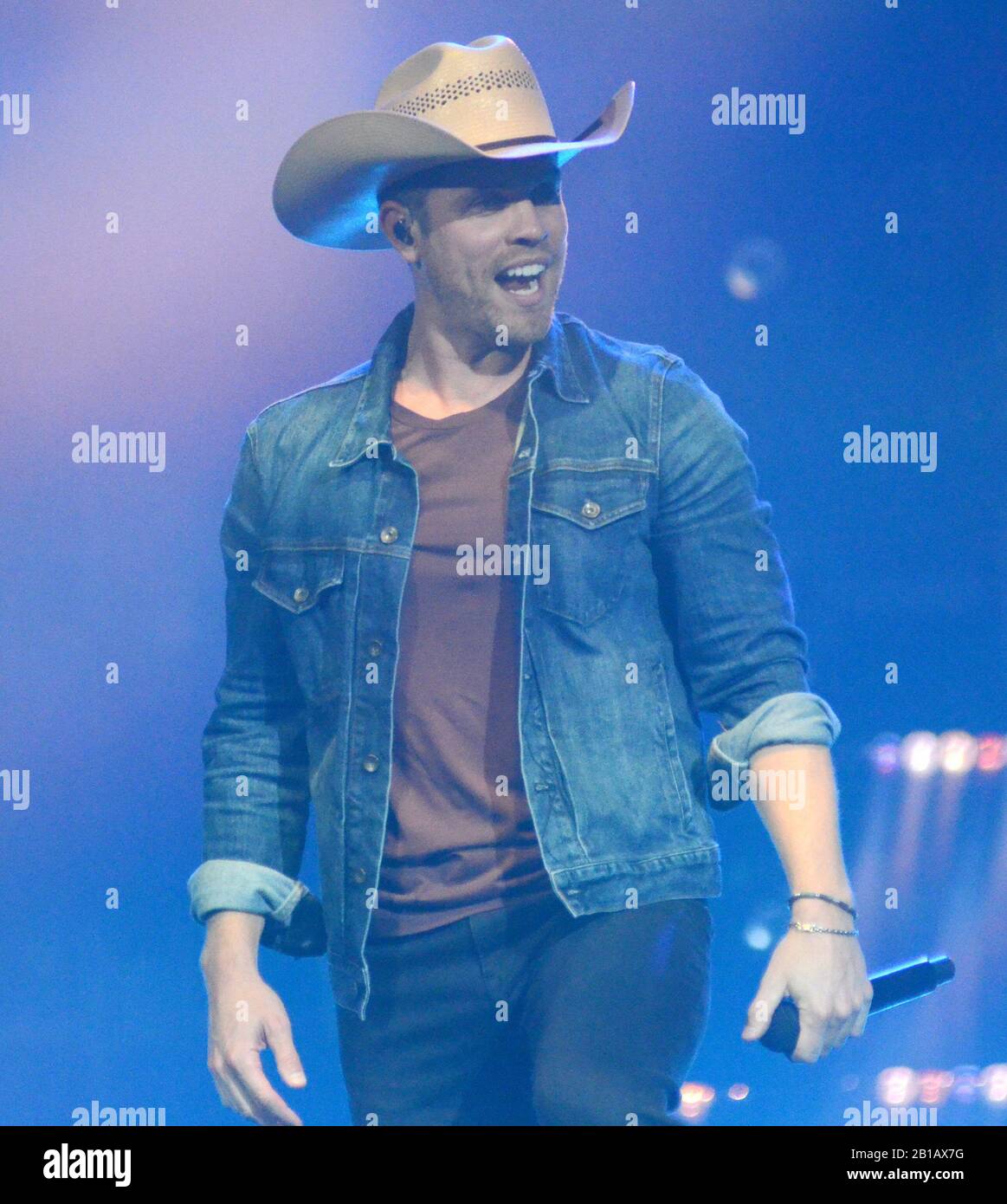 Madison, Wisconsin, USA. 13th Feb, 2020. Country singer Dustin Lynch ...