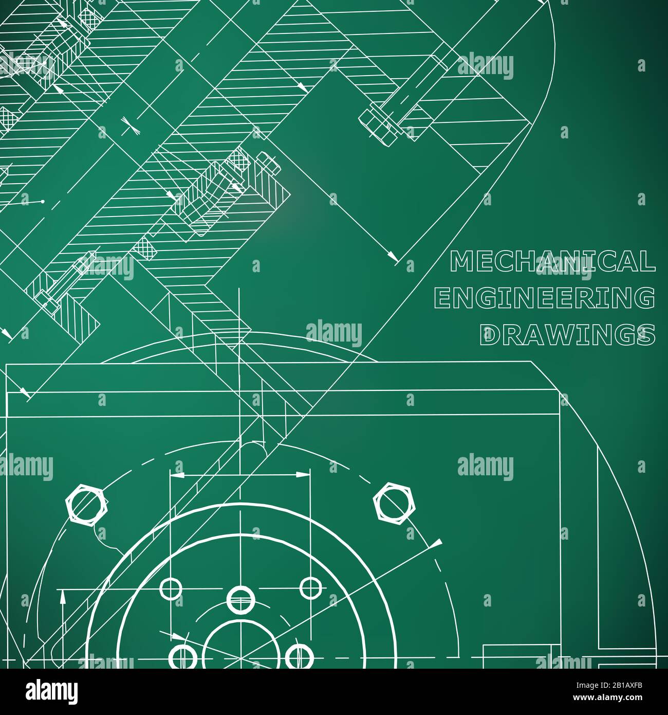 Mechanics. Technical design. Engineering style. Mechanical. Cover ...