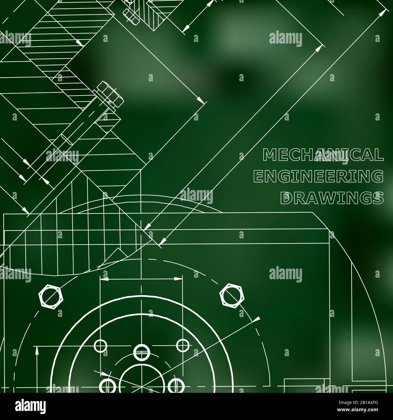 Mechanics. Technical design. Engineering. Mechanical Corporate Identity ...