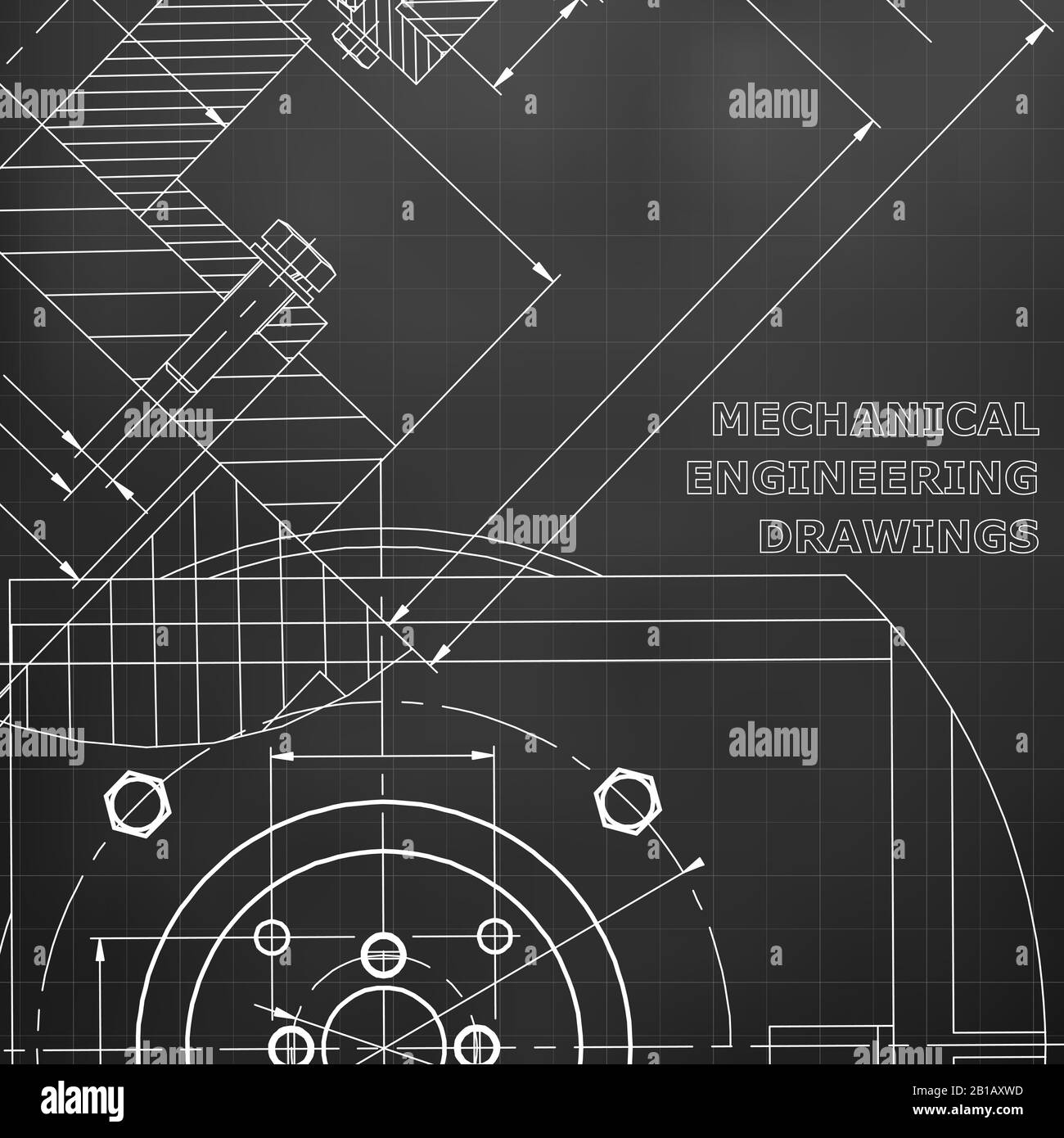 Mechanics. Technical design. Engineering. Mechanical Corporate Identity ...