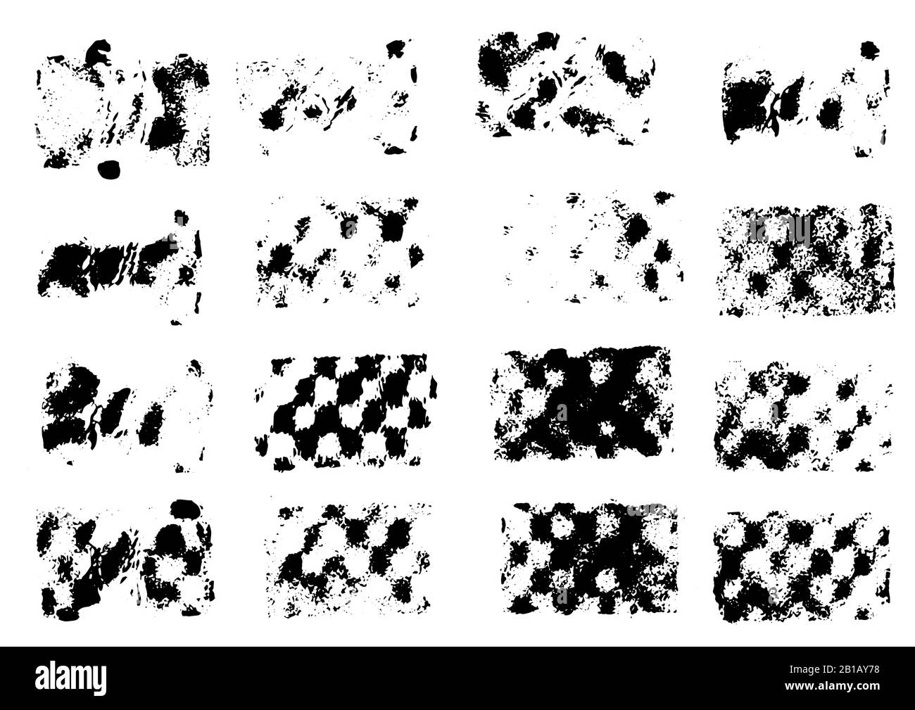 Vector Strips, grunge prints. Design elements for your creativity ...