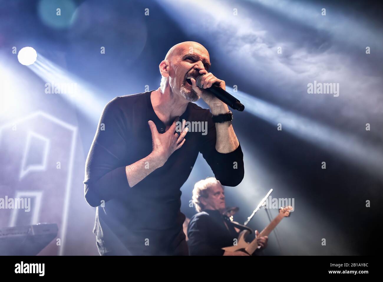 Oslo, Norway. 23rd Feb, 2020. The Canadian rock band Saga performs a ...