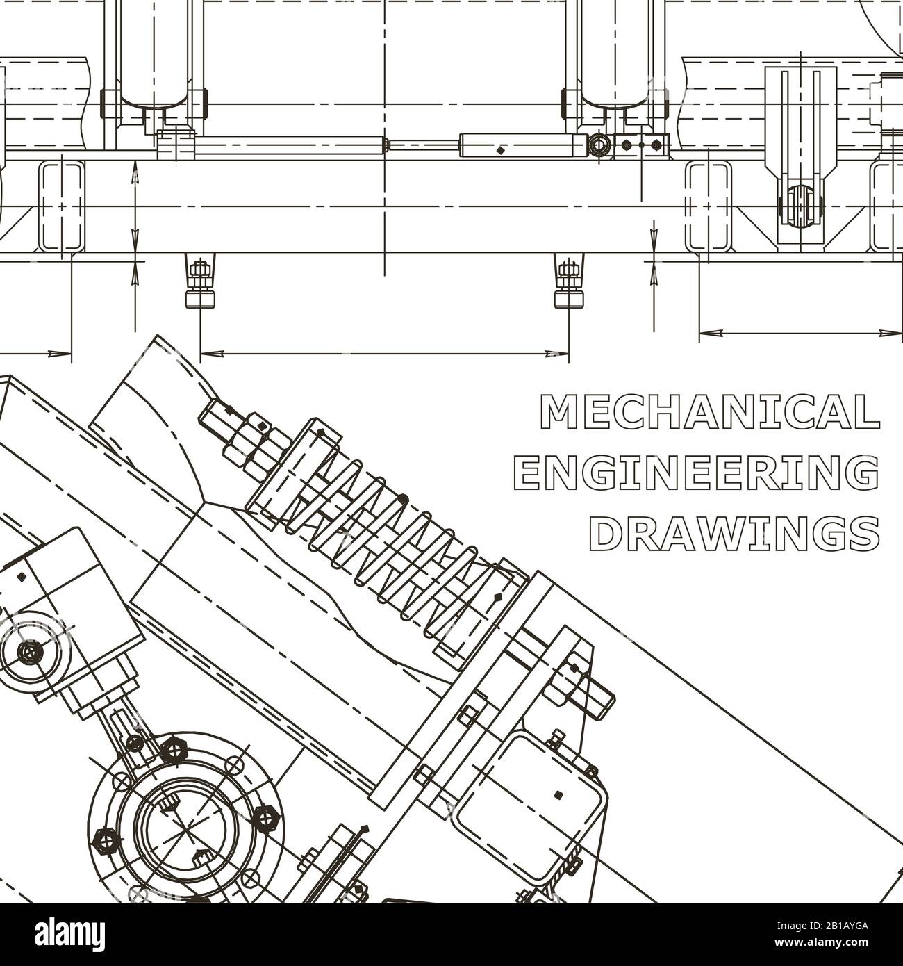 Computer aided design systems. Technical illustrations, backgrounds ...
