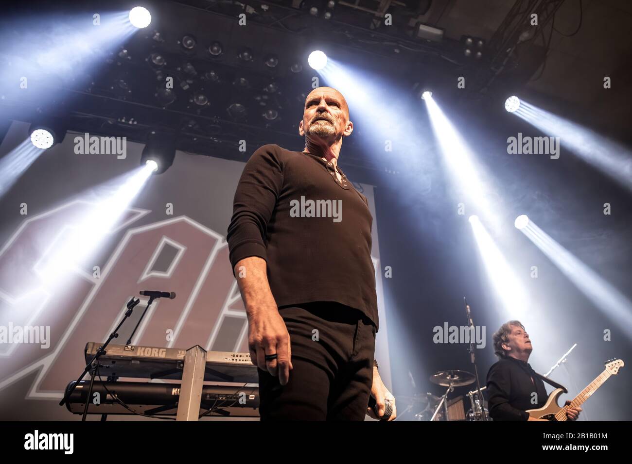 Oslo, Norway. 23rd Feb, 2020. The Canadian rock band Saga performs a ...