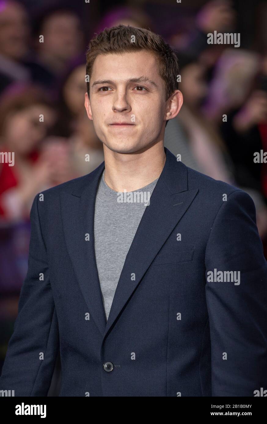 LONDON, ENGLAND - FEBRUARY 23:Tom Holland attends the "Onward" UK ...