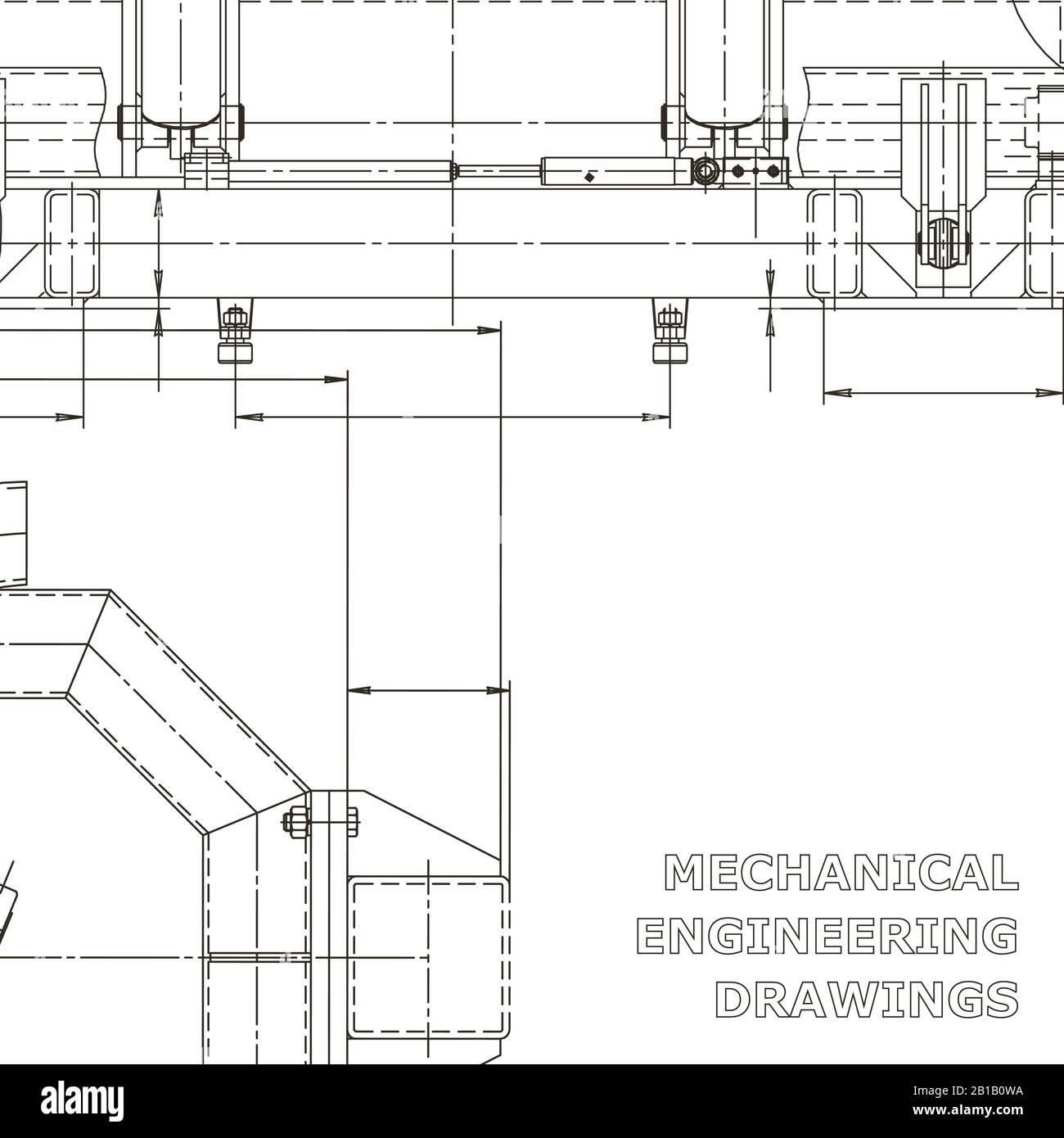 Computer aided design systems. Blueprint, scheme, plan. Industry ...
