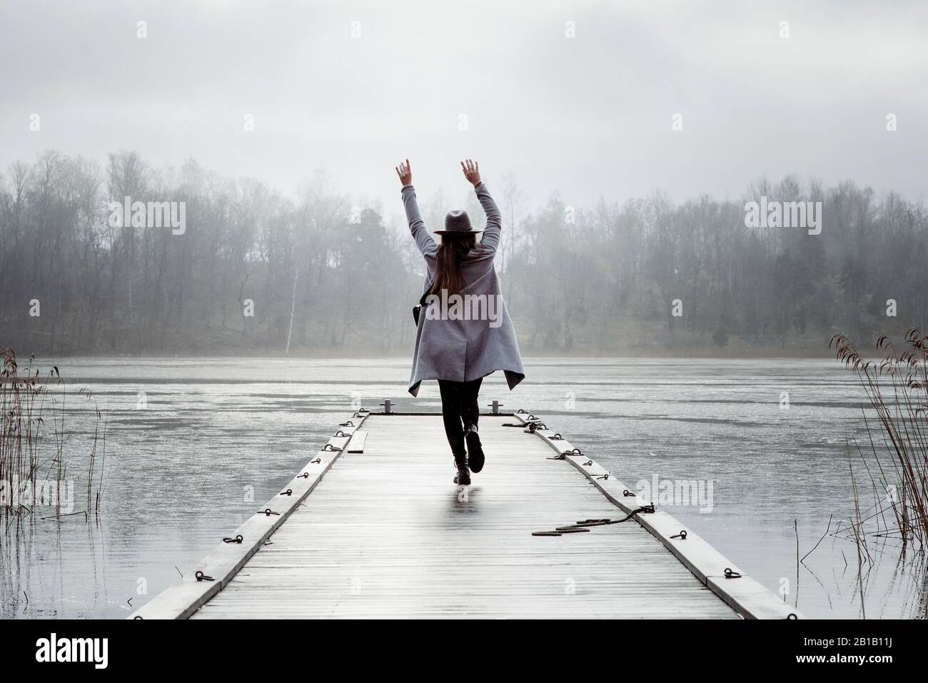 Waving hands hi-res stock photography and images - Alamy