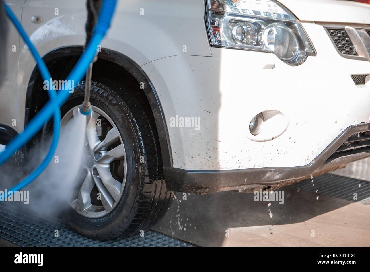 Carwash concept high pressure hi-res stock photography and images - Alamy