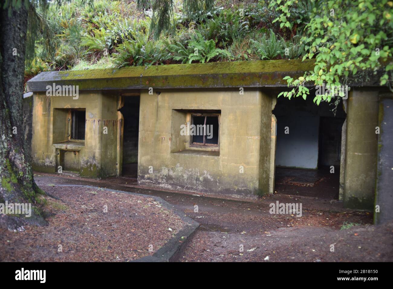 Warrenton, OR. U.S.A. October 22, 2017. Fort Stevens Oregon State Park ...