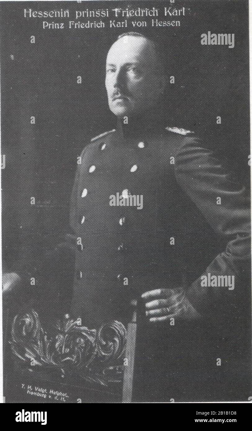 Friedrich Karl Original Stock Photo - Alamy