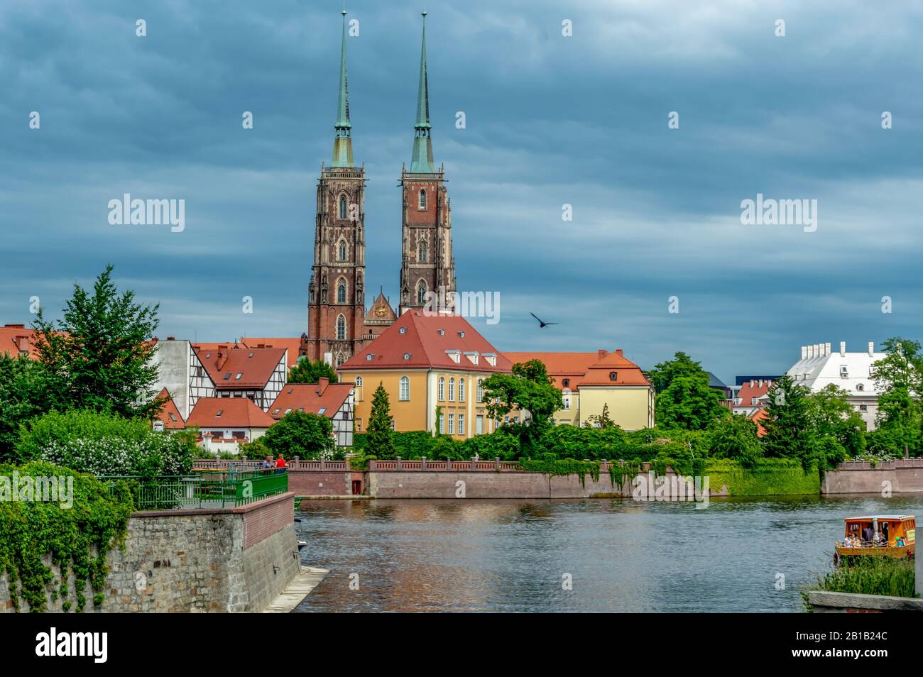 Landscape of Wroclaw, Poland Stock Photo - Alamy
